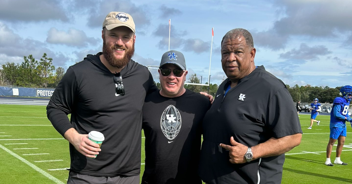 Luke Fortner, Josh Allen stop by Kentucky's Gator Bowl practice