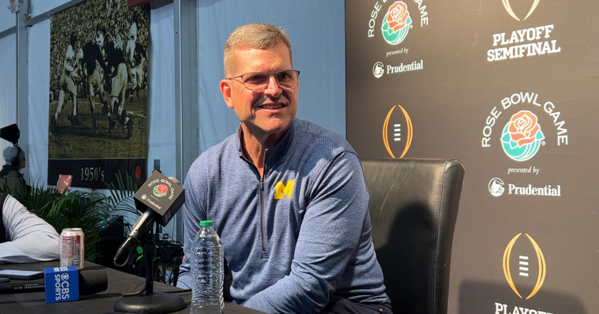 Michigan football: Jim Harbaugh talks Alabama, Catapult, Jesus