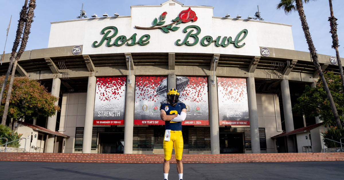 Michigan to sport maize pants, Rose Bowl jersey patches vs. 'Bama