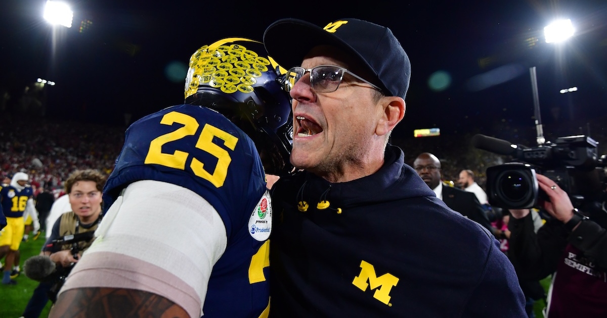 Jim Harbaugh, Junior Colson share what they saw on Alabama's final play ...