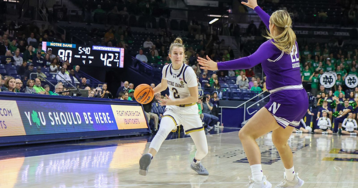 Notre Dame freshman Emma Risch out for season with hip injury