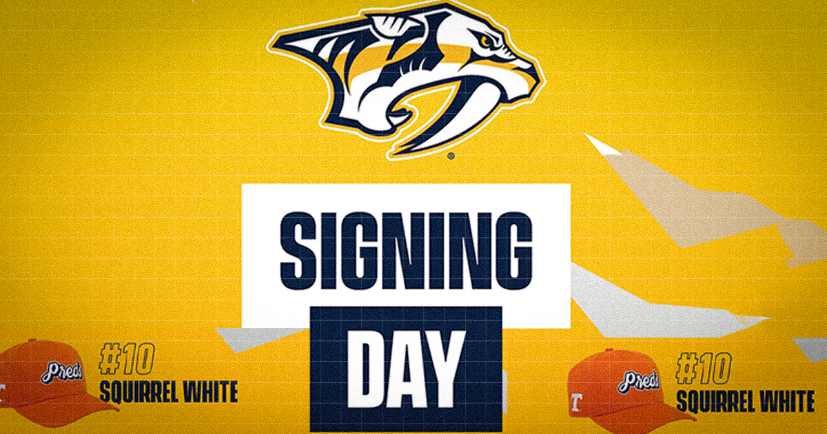 Vols WR Squirrel White lands NIL deal with Nashville Predators
