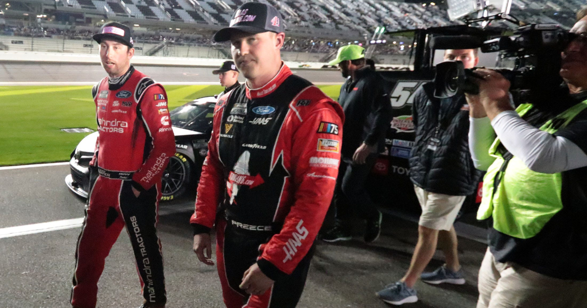 Ryan Preece describes what he was thinking when he ran out of fuel at ...