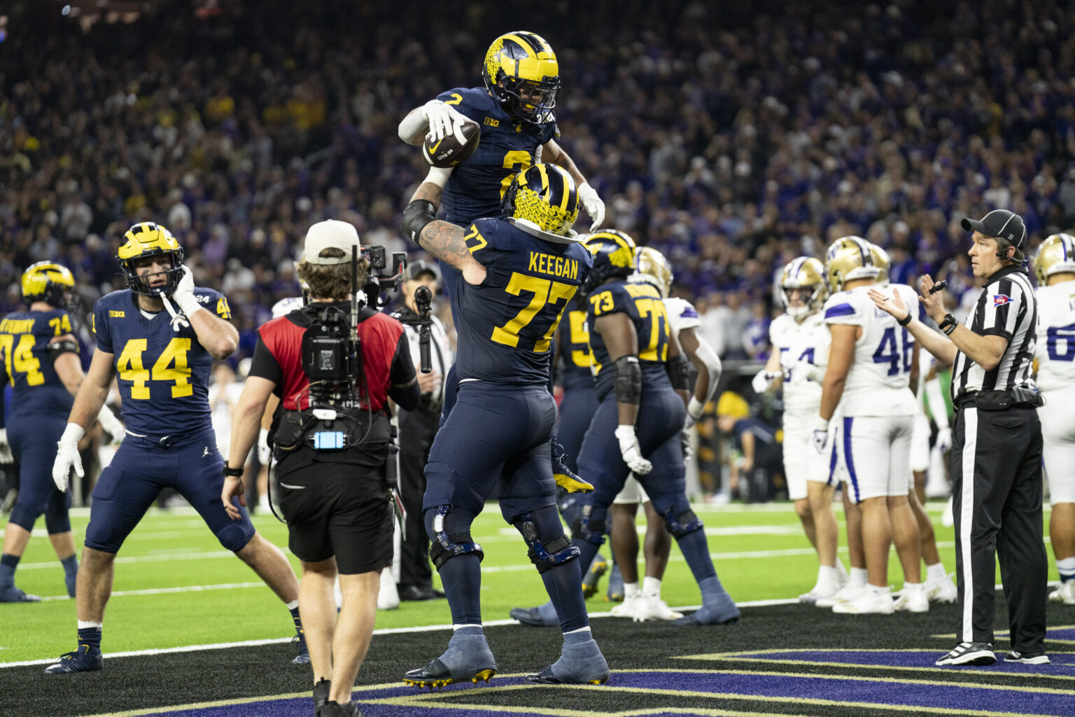 Michigan photo gallery: National championship vs. Washington