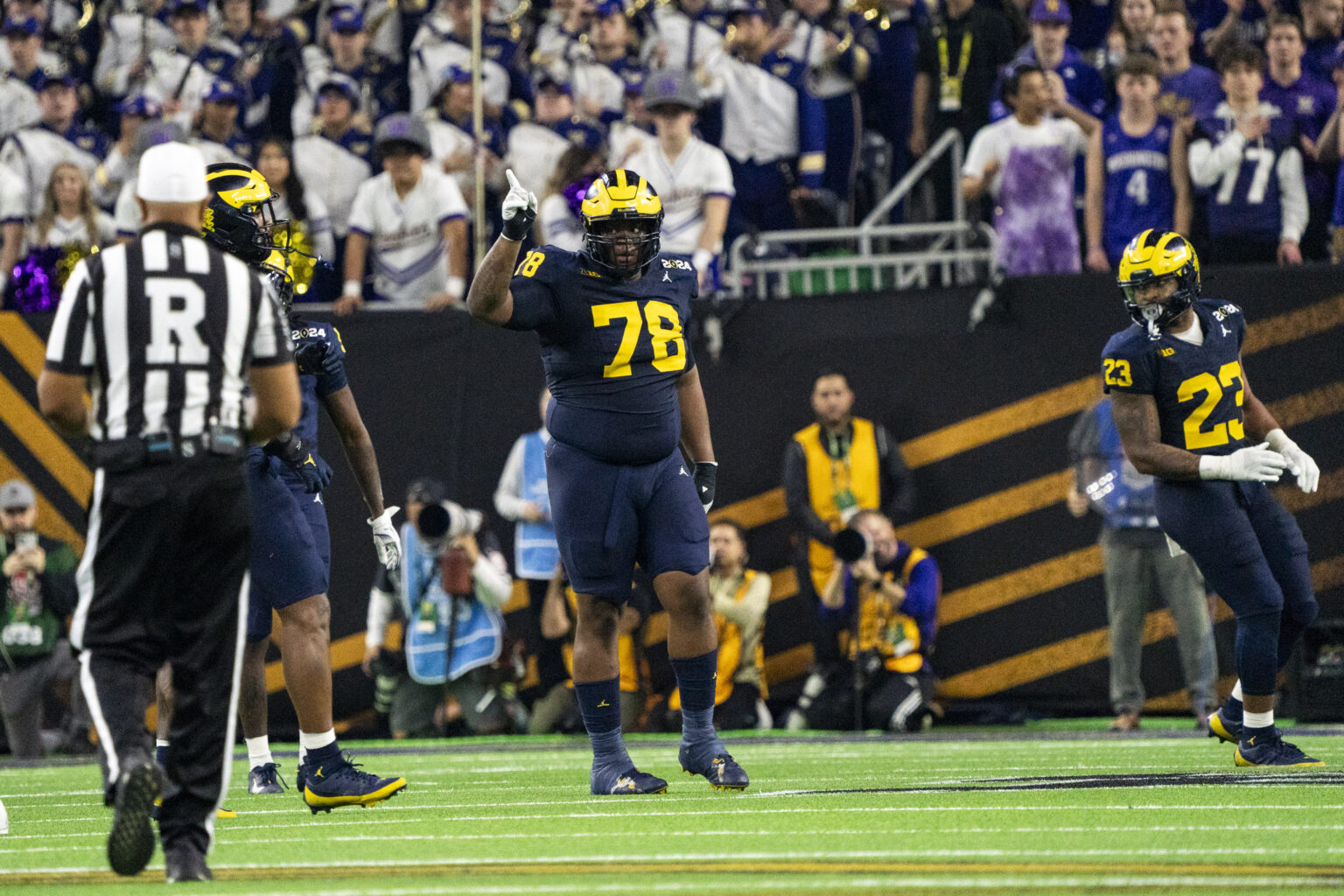 Michigan photo gallery: National championship vs. Washington