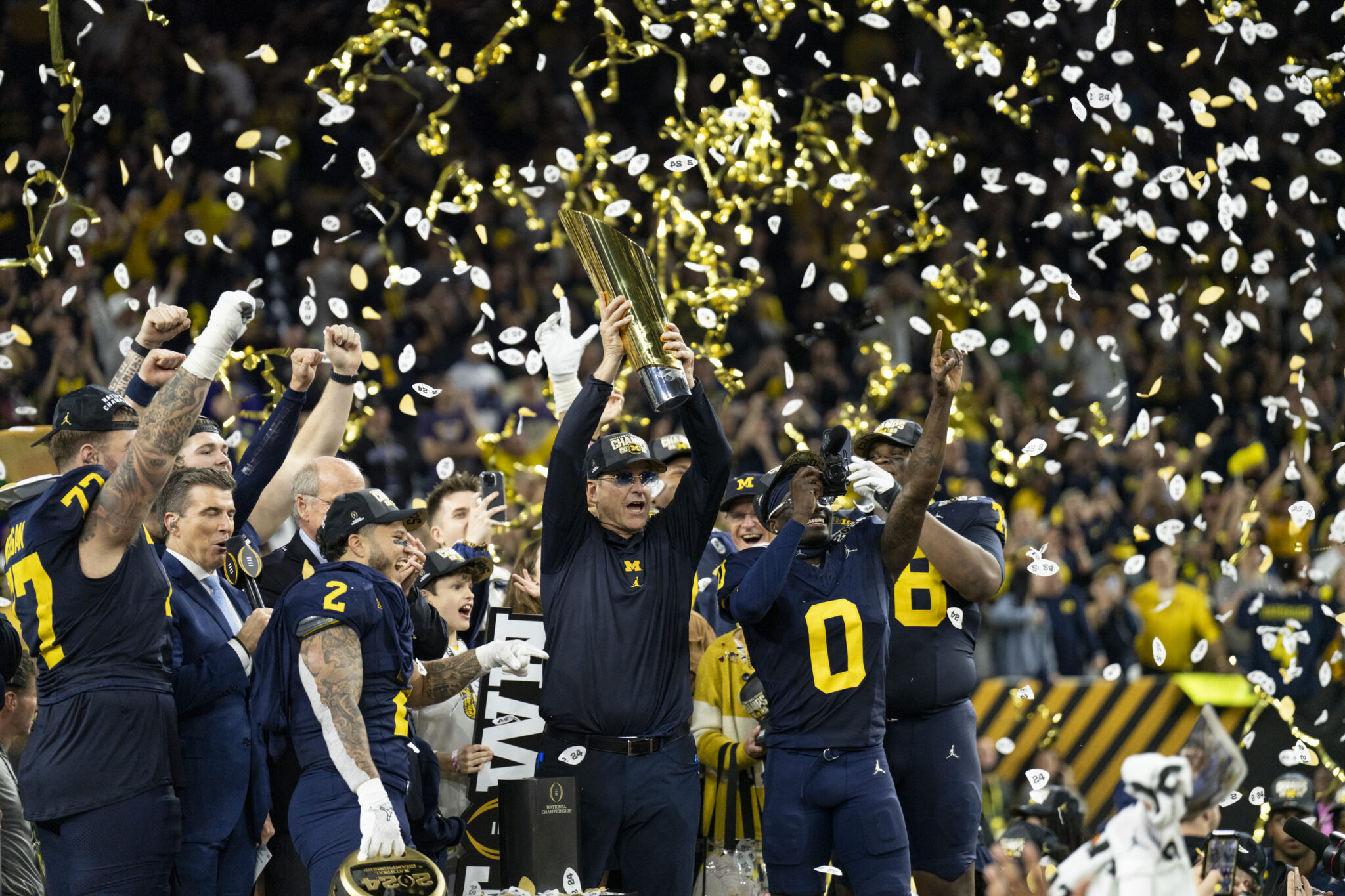 Michigan photo gallery: National championship vs. Washington