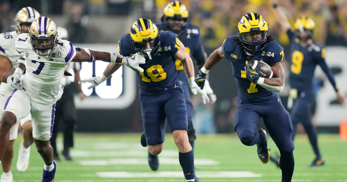 Michigan RB Donovan Edwards will return for senior season
