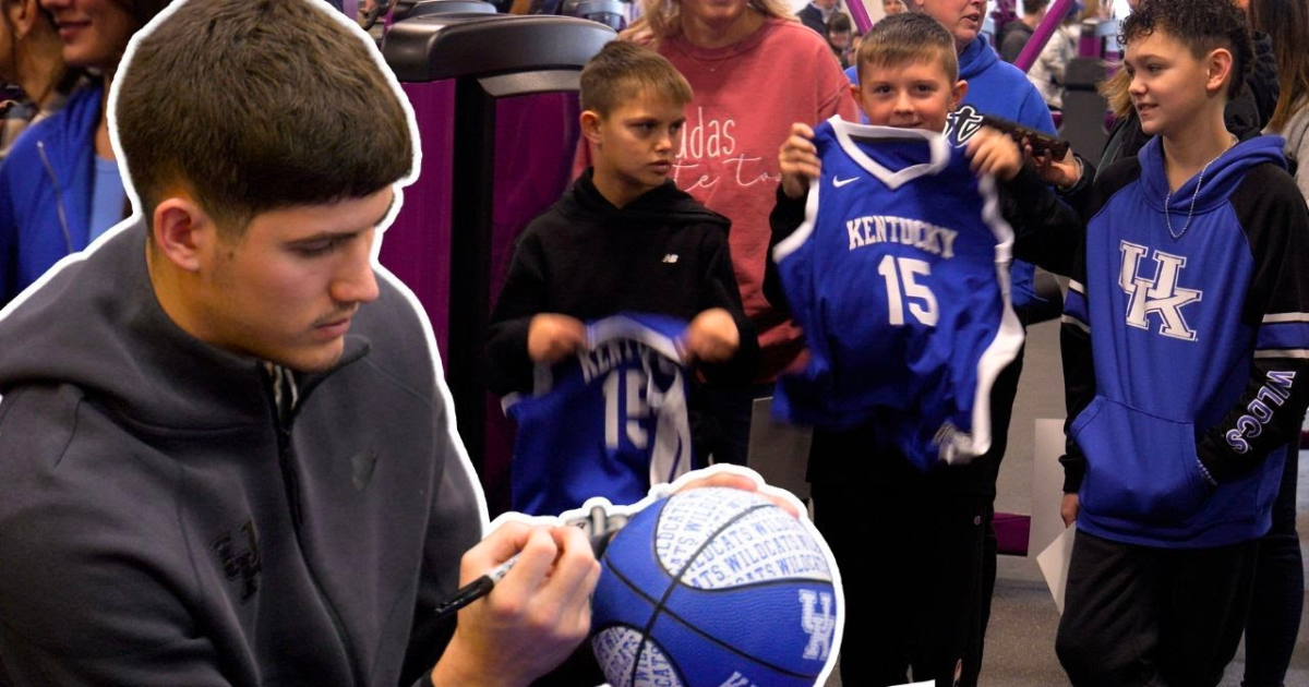 WATCH: Reed Sheppard signing draws hundreds of Kentucky fans