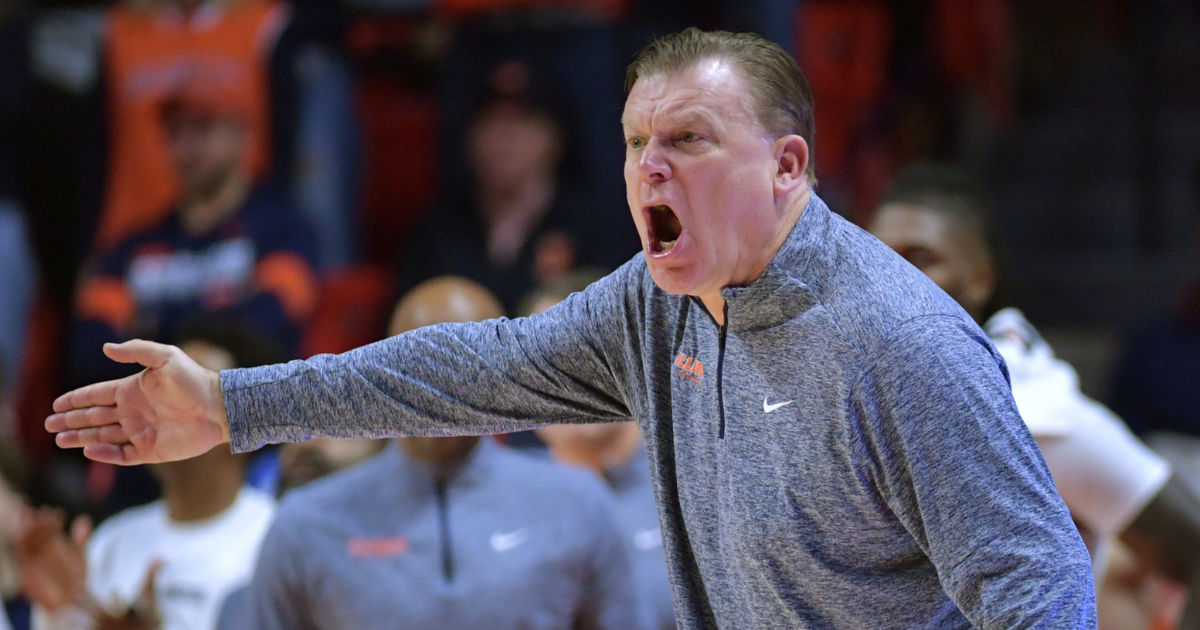 Brad Underwood draws technical foul in first half of Nebraska-Illinois ...