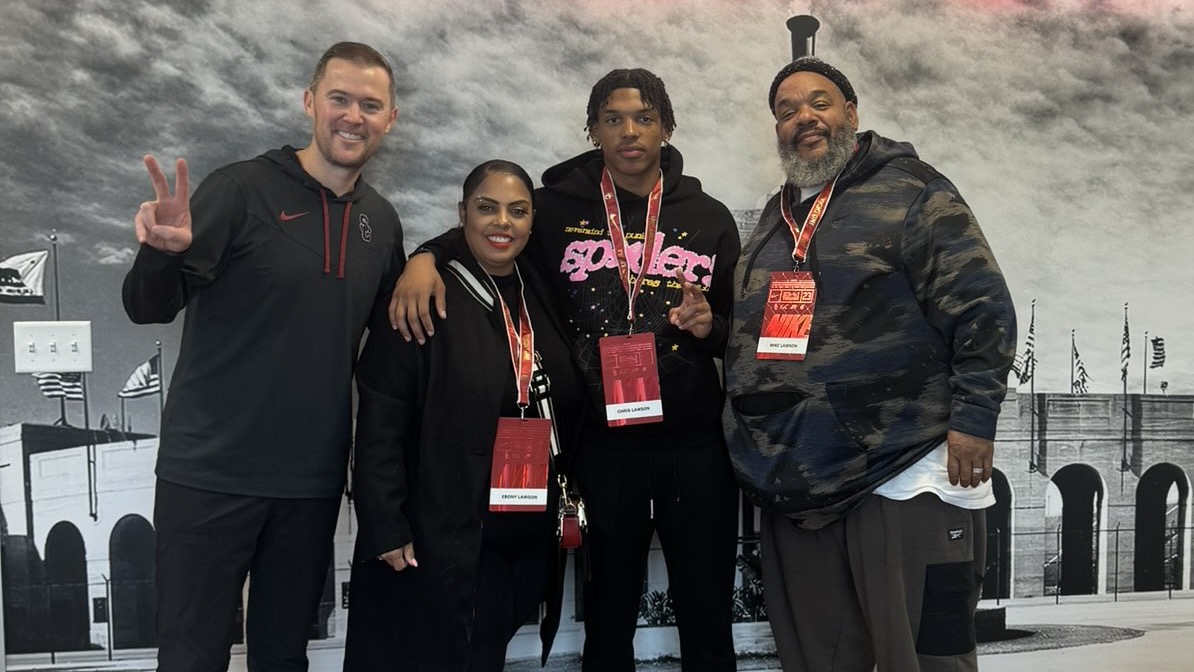 2025 4-star WR Chris Lawson visits USC