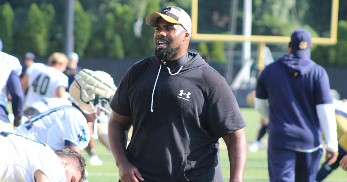 Where is the Notre Dame football coaching staff today? (Jan. 22)