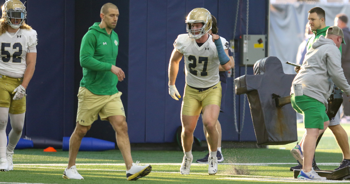 Two Notre Dame coaches compare JD Bertrand to same NFL LB