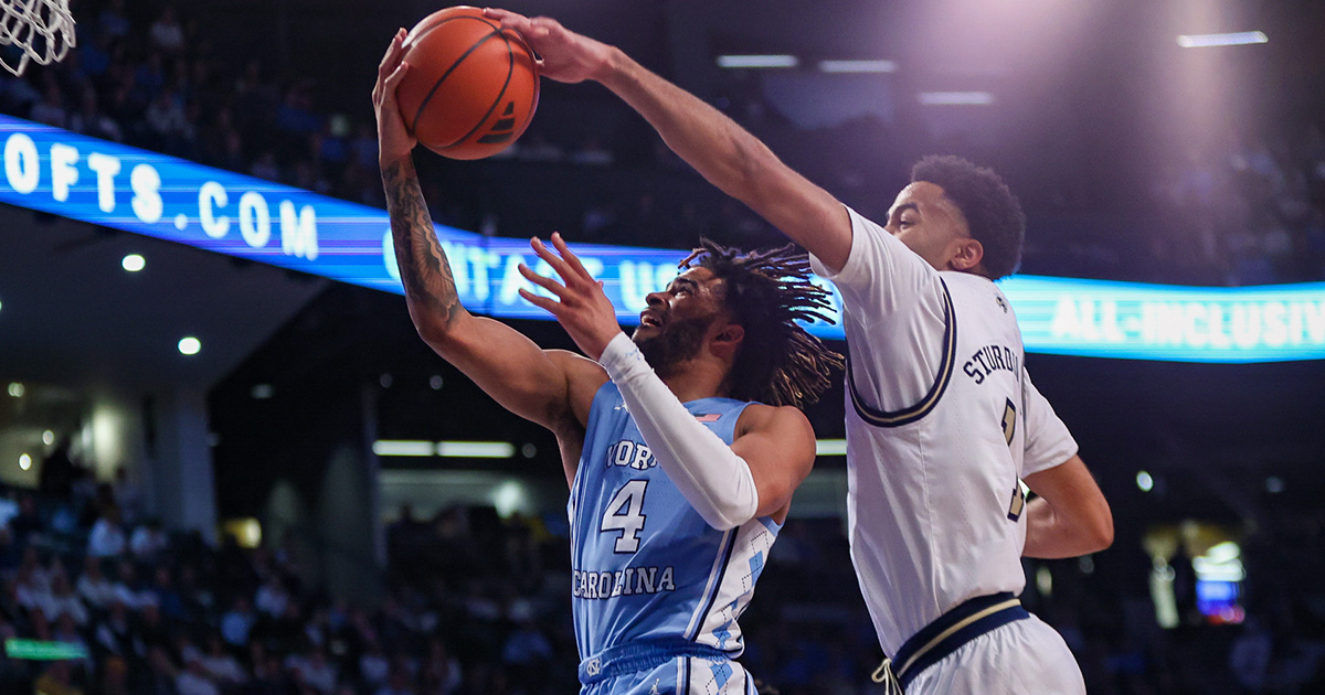 Georgia Tech fans storm court after upset victory over North Carolina - On3