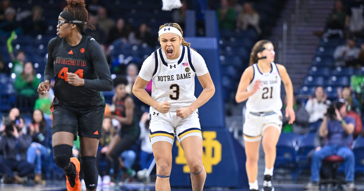 Notre Dame guard Hannah Hidalgo breaks ACC record