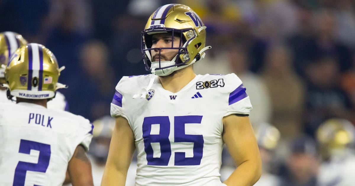 Washington tight end Josh Cuevas enters NCAA transfer portal - On3