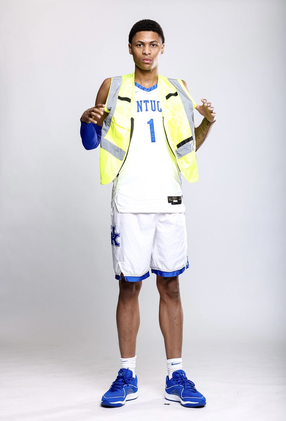 Who chose the props for Meleek Thomas' Kentucky photoshoot?