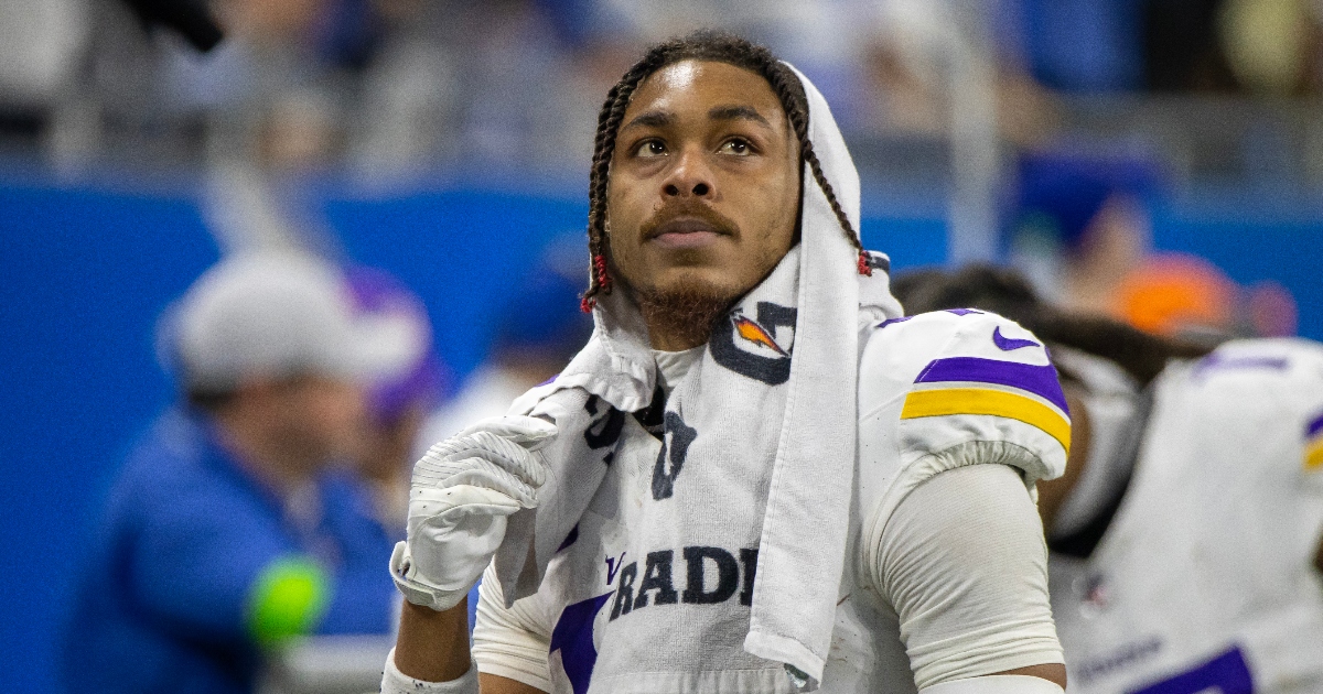 WR Justin Jefferson out of Vikings practice with hamstring strain - On3