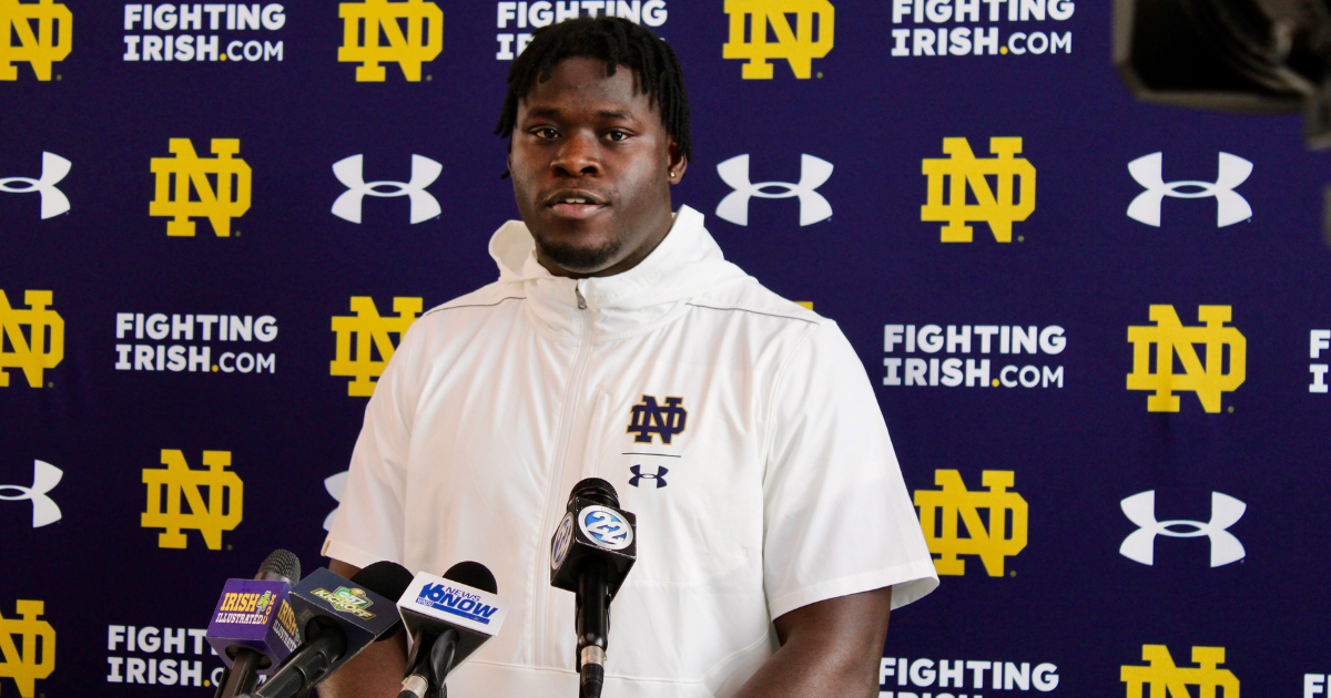 How RJ Oben is set for success with Notre Dame football