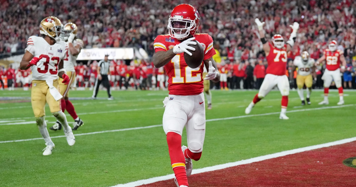 Chiefs' Super Bowl-winning touchdown hilariously captured in BTS ...
