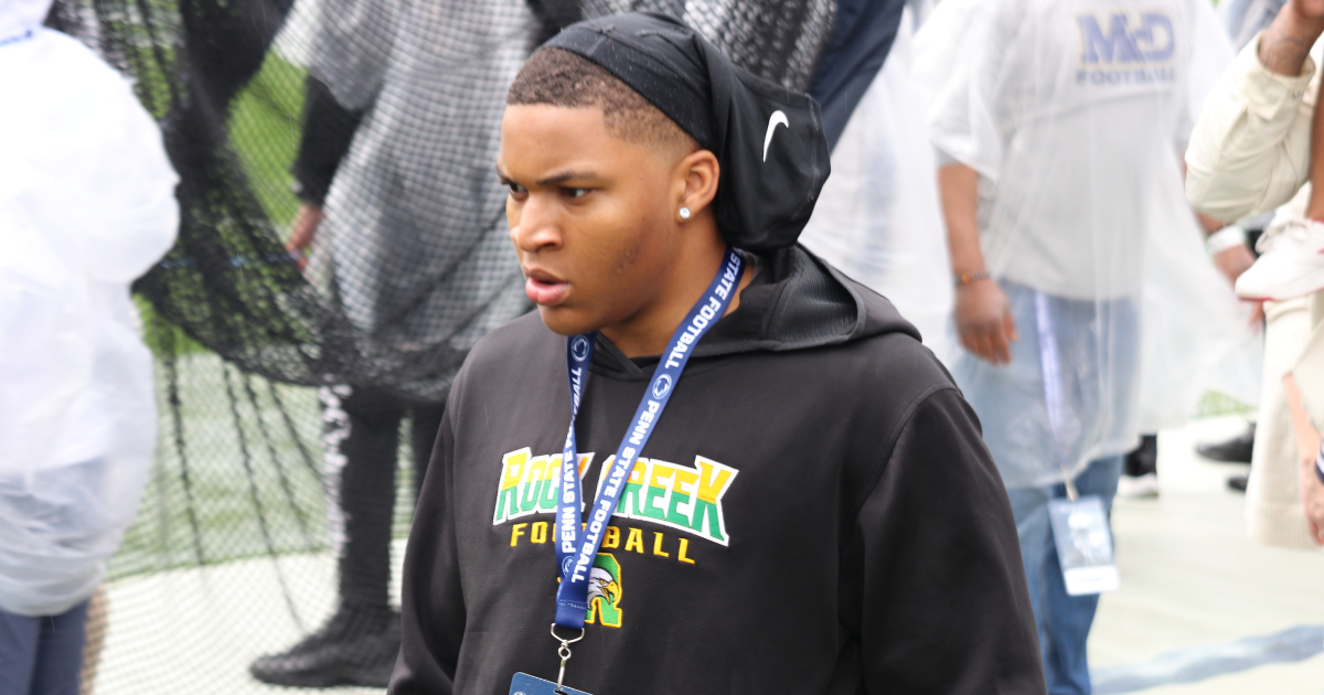 2025 DL Nahsir Taylor discusses visit from Notre Dame coach