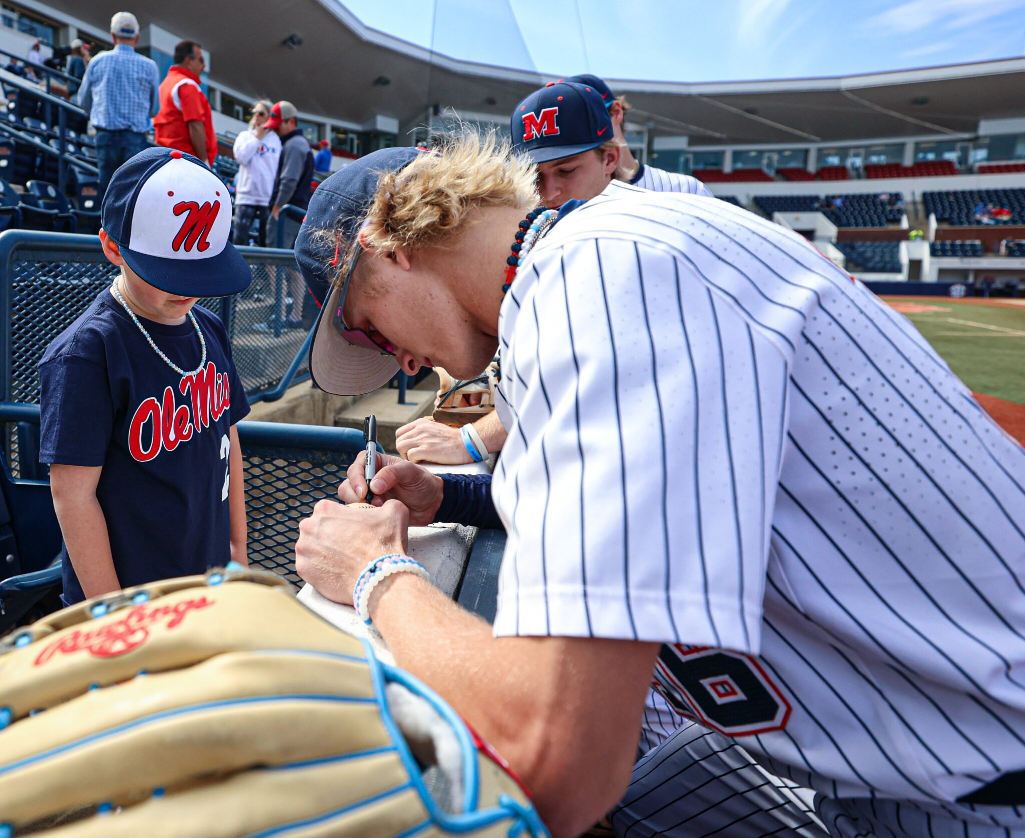 LOOK: Ole Miss' Austin Simmons made his Swayze debut Sunday