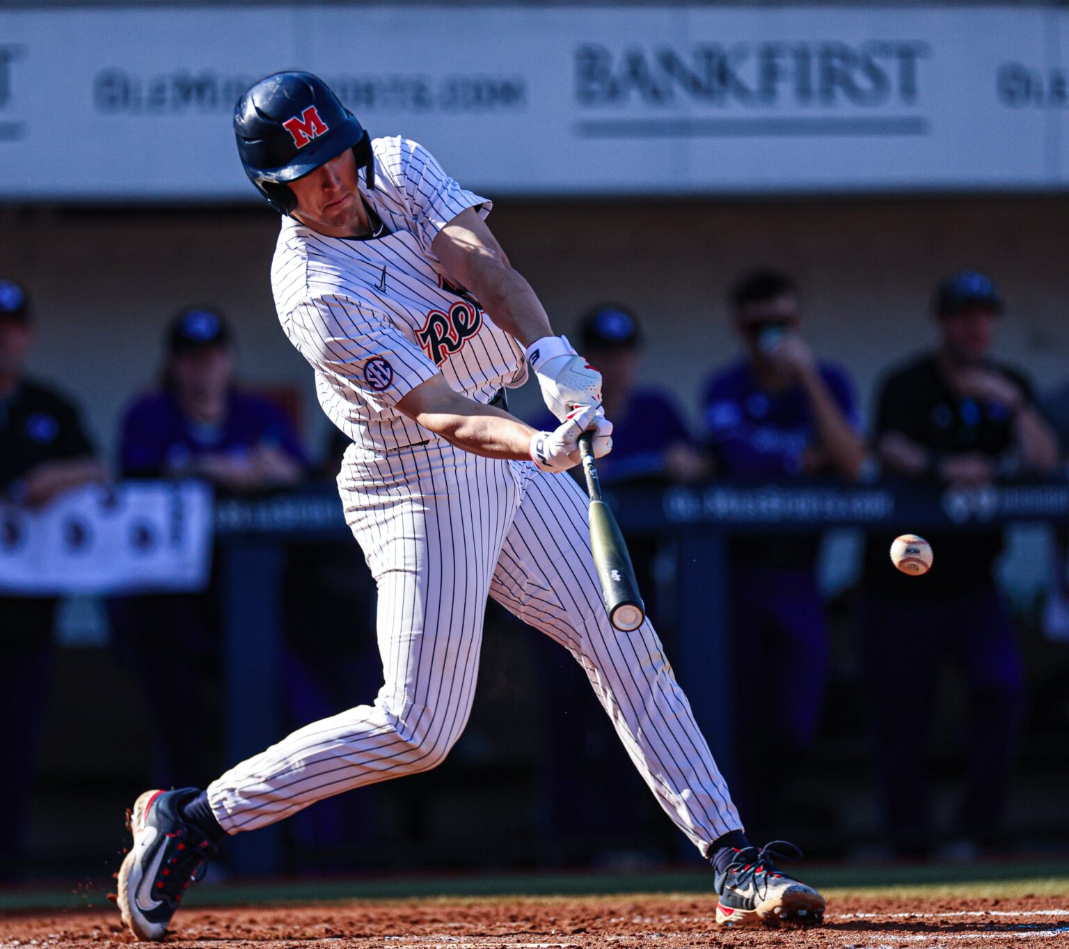 LOOK: Ole Miss' Austin Simmons made his Swayze debut Sunday