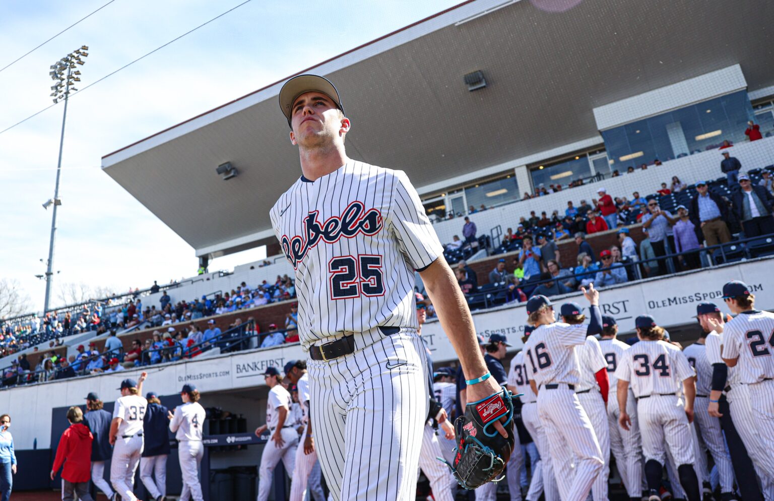 LOOK: Ole Miss' Austin Simmons made his Swayze debut Sunday