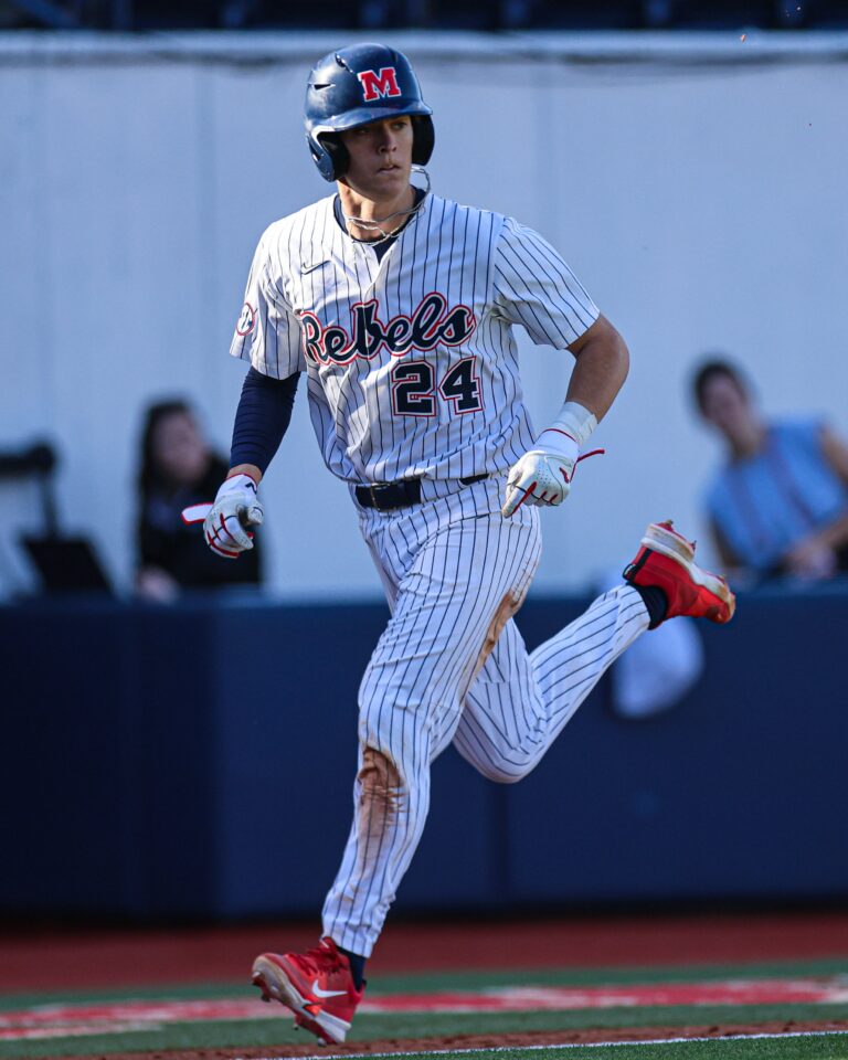 LOOK: Ole Miss' Austin Simmons made his Swayze debut Sunday
