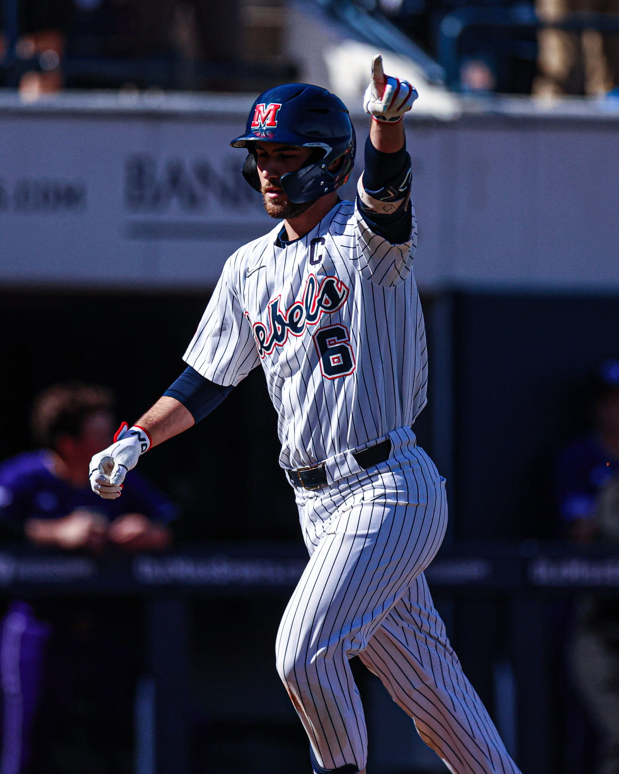 LOOK: Ole Miss' Austin Simmons made his Swayze debut Sunday