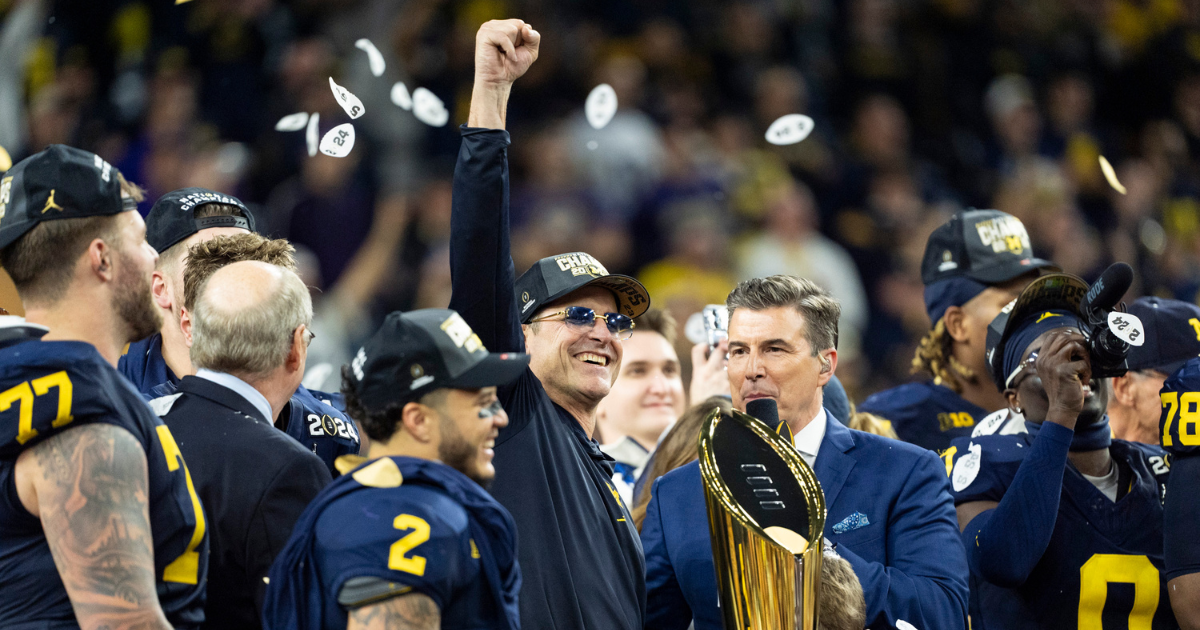 Michigan's blue-chip ratio an outlier among CFP champions
