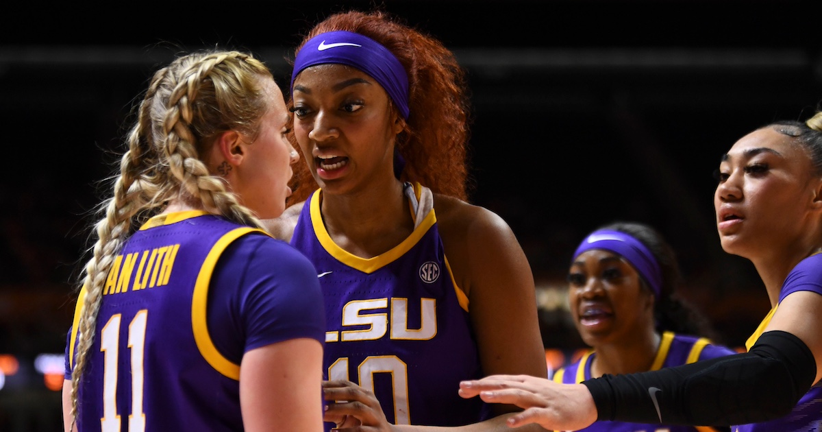LSU WBB moves up into the Top 10 of AP Poll - On3