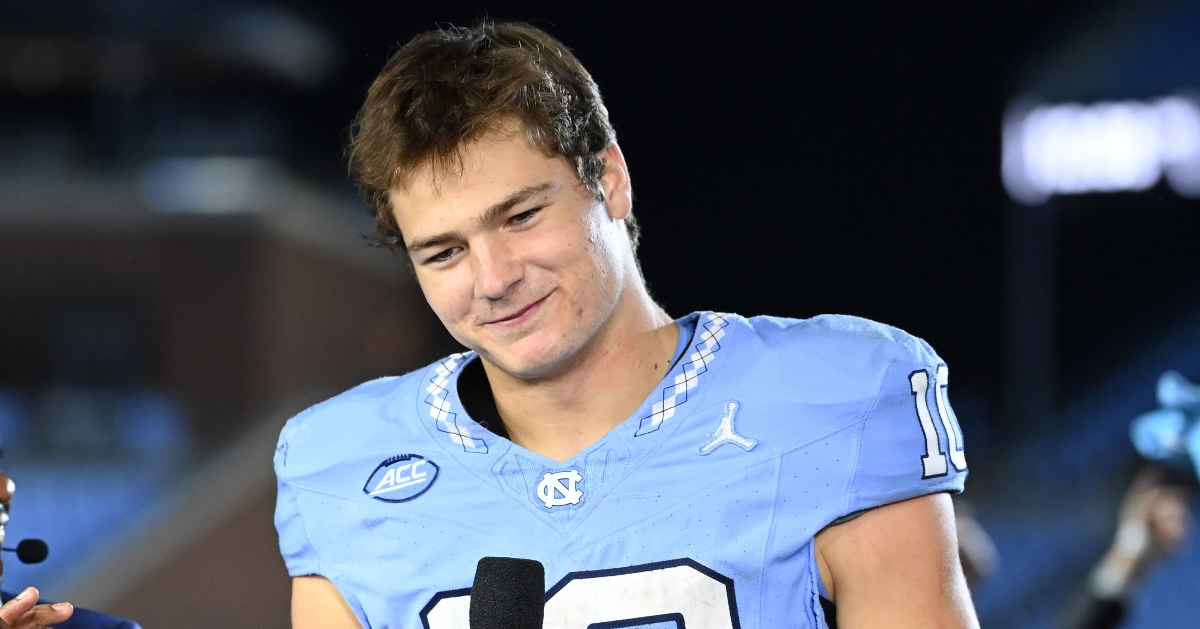 Drake Maye gives his thoughts on teams drafting in top three this year