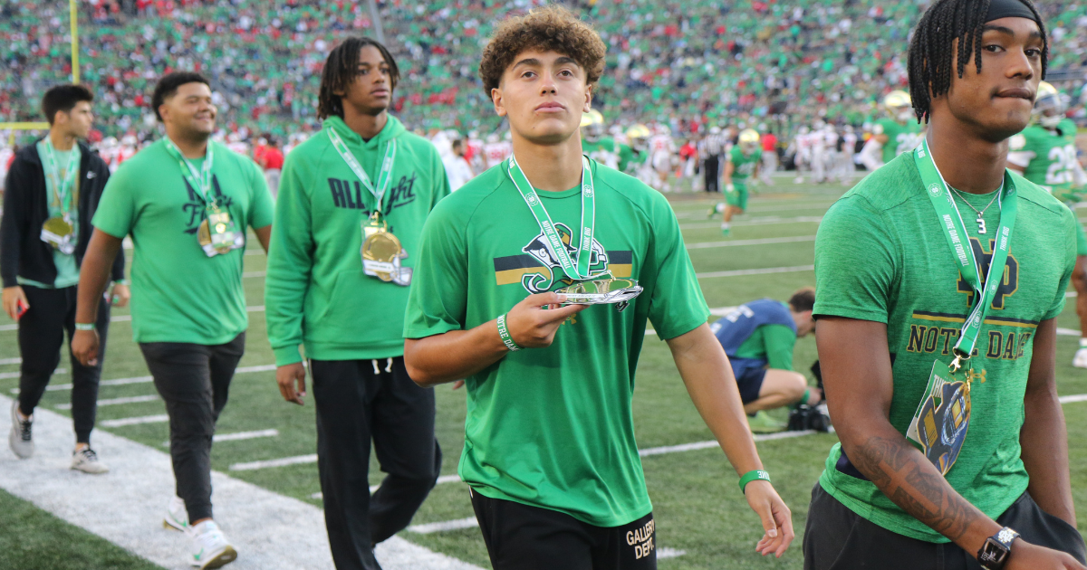 Notre Dame WR Logan Saldate has a burning desire to improve