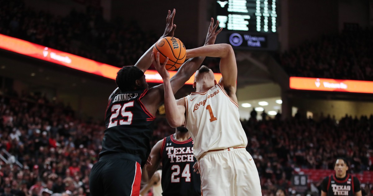 Dylan Disu shares Texas' mindset after Brock Cunningham foul - On3