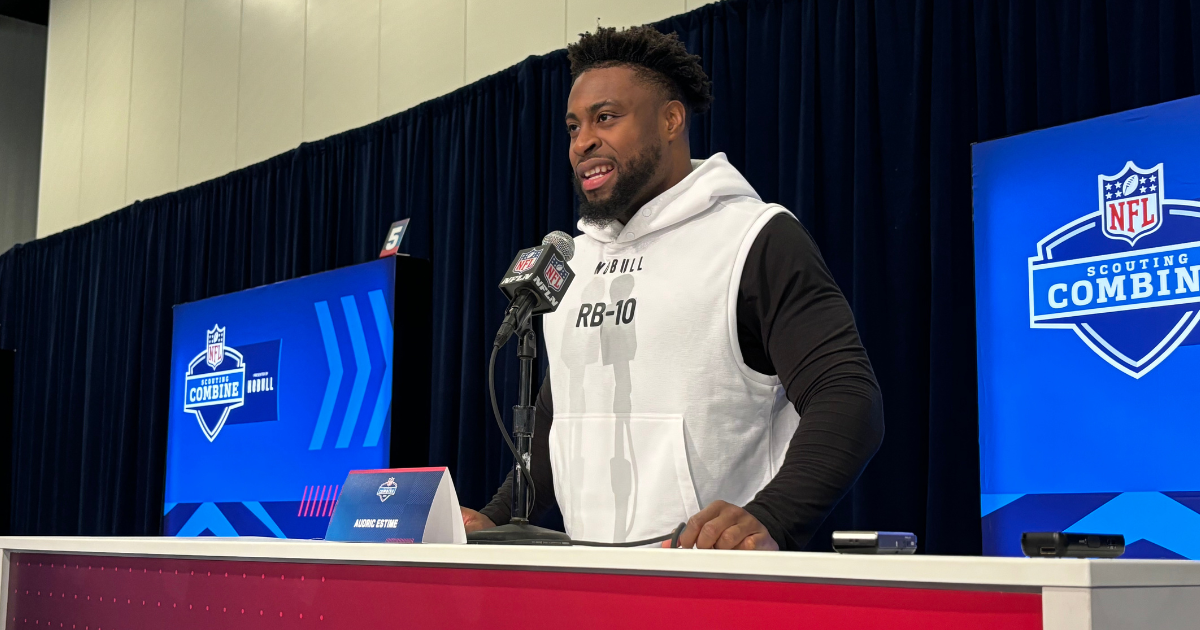 How Notre Dame RB Audric Estimé let his personality shine at NFL ...