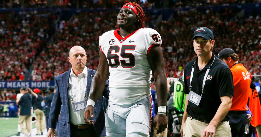 Amarius Mims speaks for first time on SEC Championship game injury