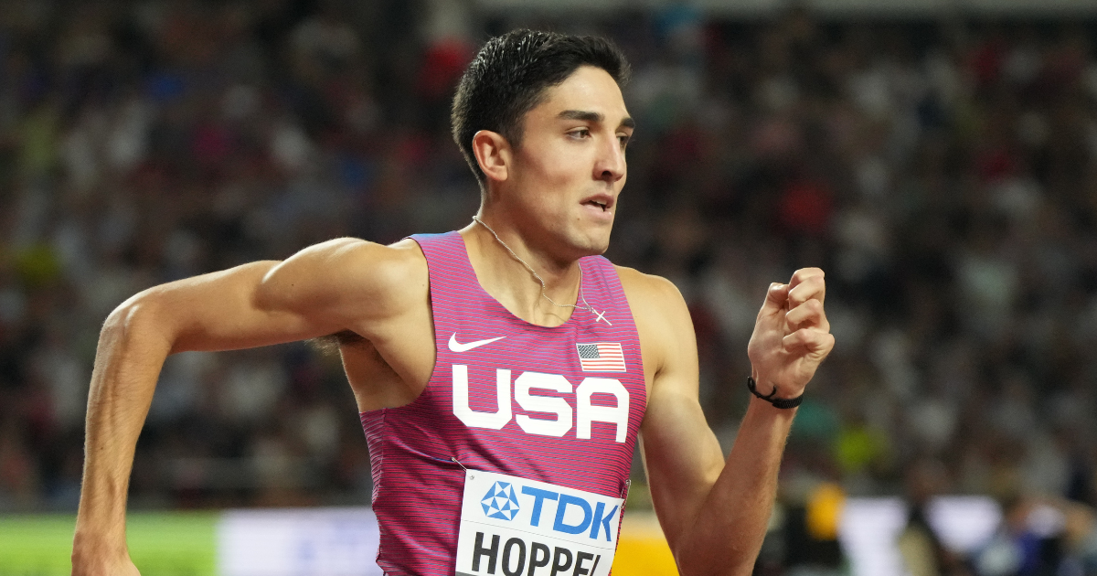 Former Kansas track star Bryce Hoppel wins World Indoor Champs 800m ...