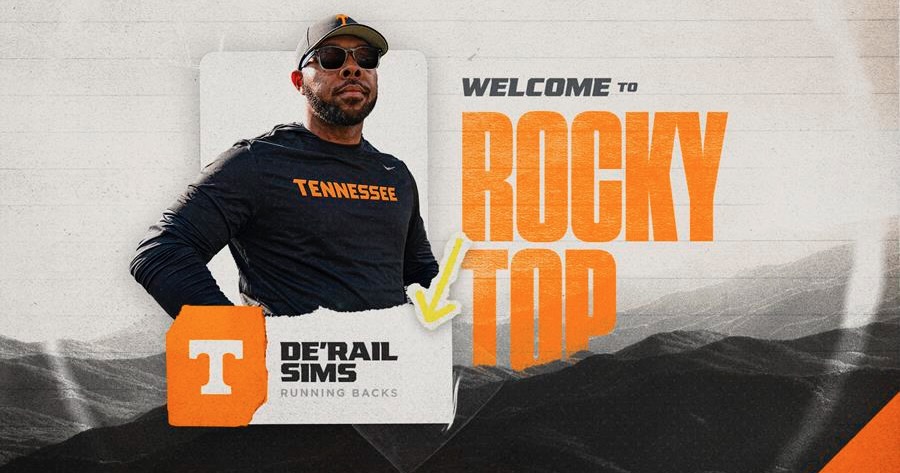 What new Tennessee RBs coach De'Rail Sims said on Monday
