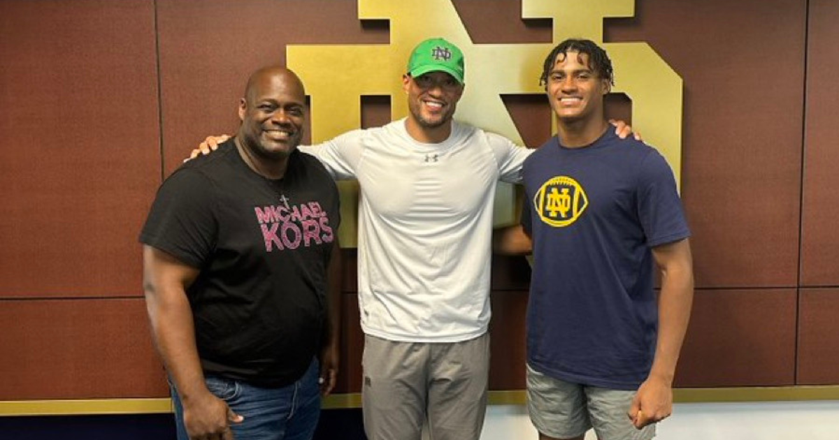 2026 safety Blaine Bradford discusses Notre Dame recruitment