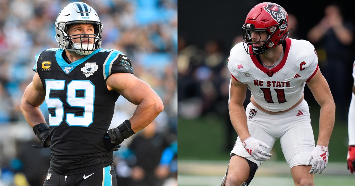 Luke Kuechly praises NC State LB Payton Wilson ahead of 2024 NFL Draft ...