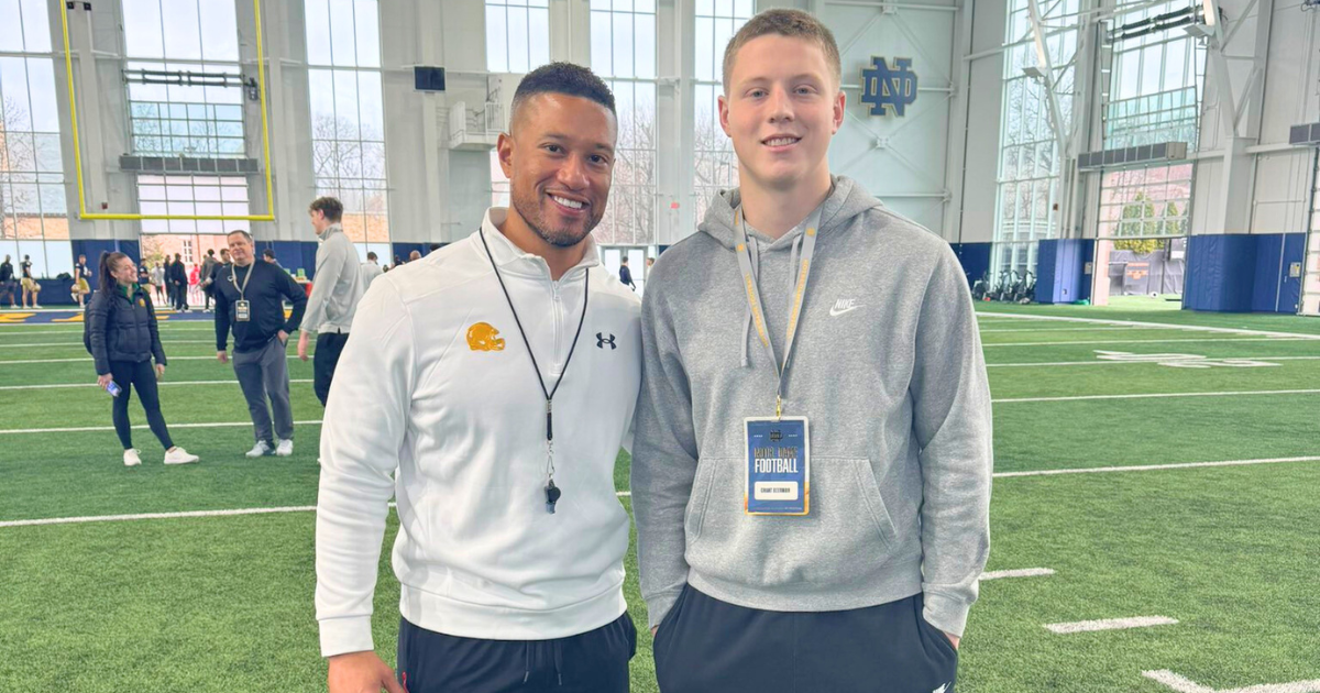 2025 LB Grant Beerman eyeing Notre Dame offer after third visitt