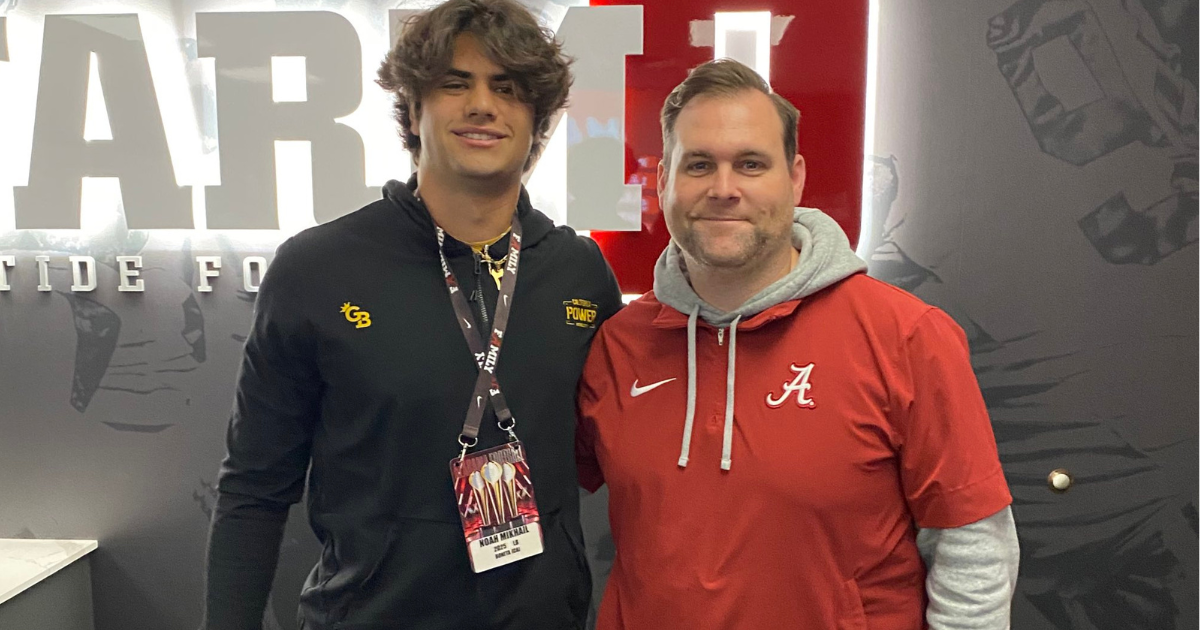 Noah Mikhail, top-100 LB, visits Alabama - On3