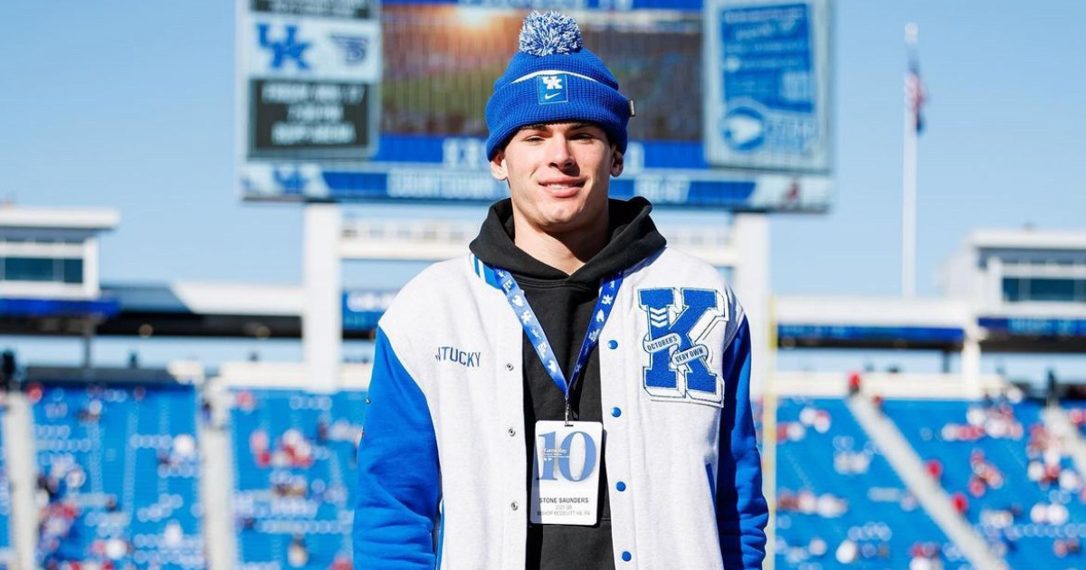 Kentucky QB commit Stone Saunders visiting this month, excited to meet ...