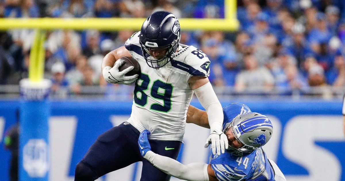 Report: Los Angeles Chargers signing TE Will Dissly to three-year deal ...