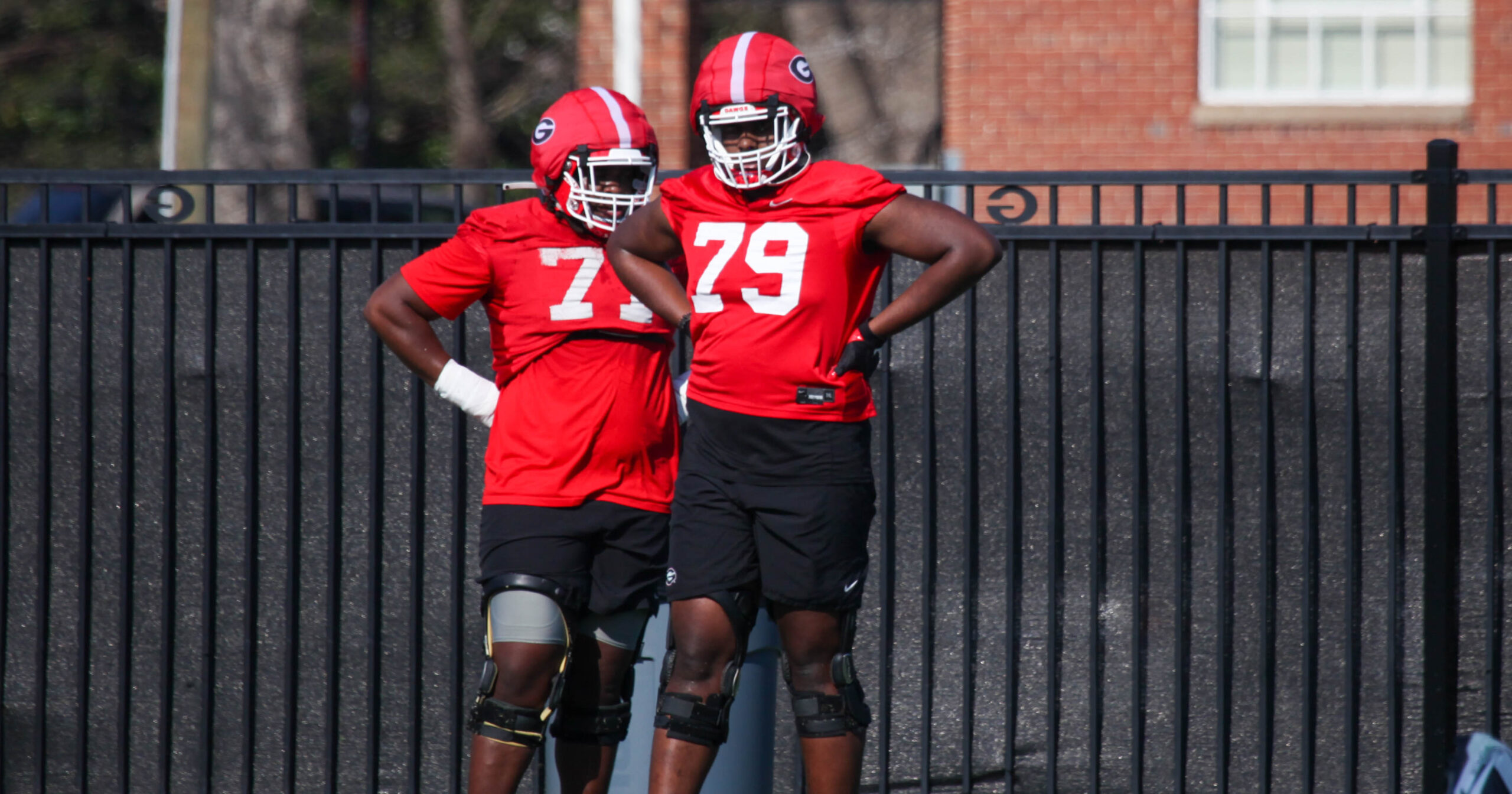Georgia offensive linemen from Class of 2024 making strides already