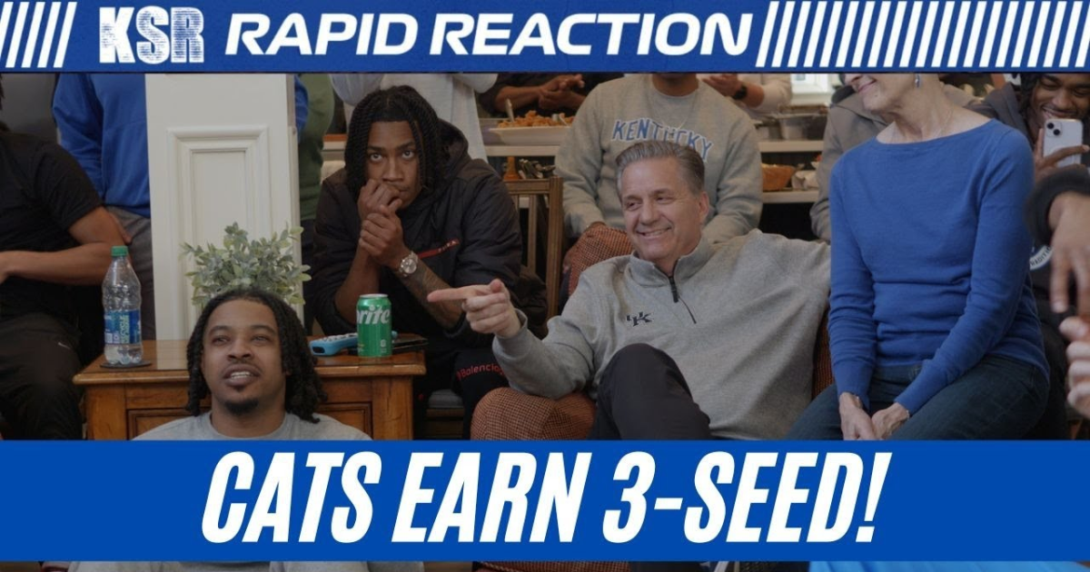LIVE: KSR Rapidly Reacts to Kentucky's 2024 NCAA Tournament draw