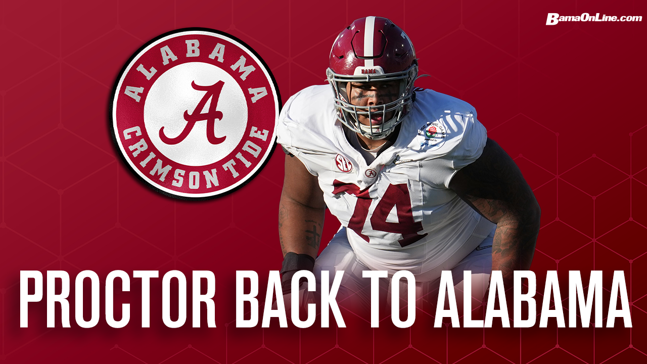 WATCH: Kadyn Proctor headed back to Alabama