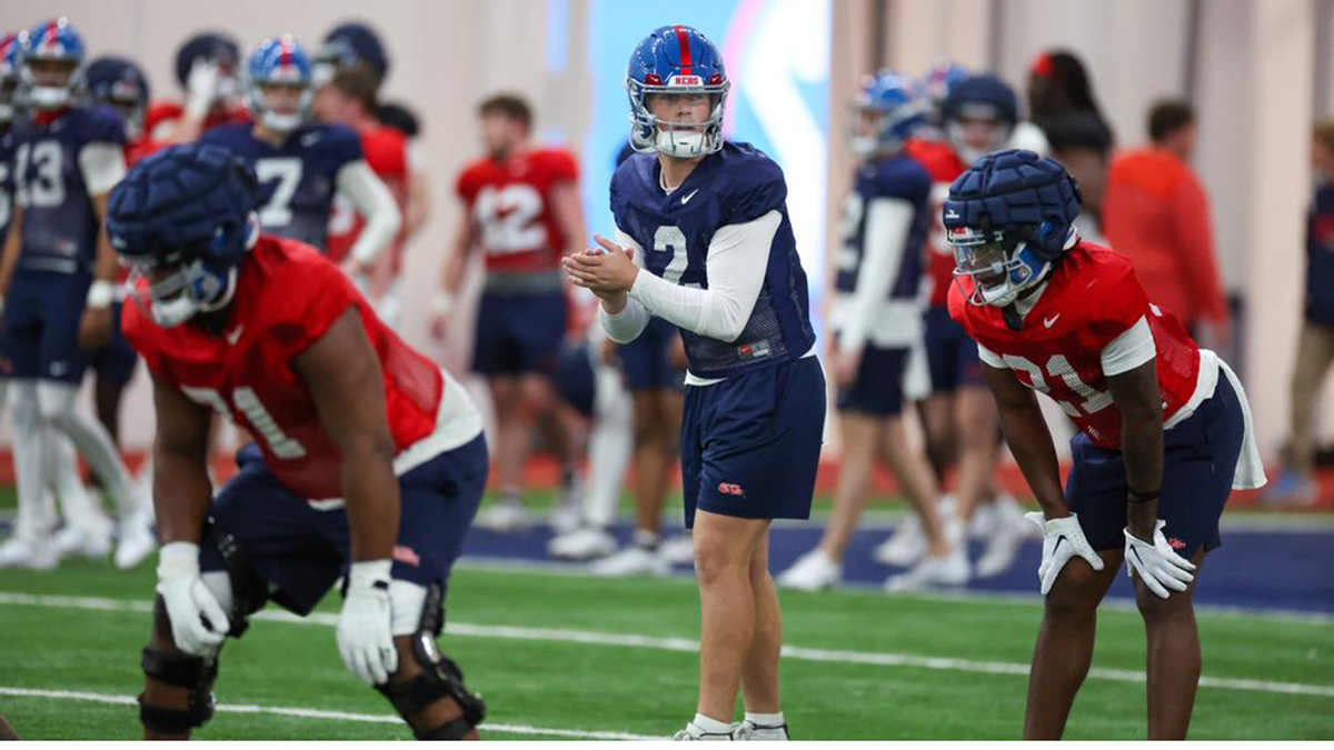 Ole Miss QB Jaxson Dart made the most of his Spring Break