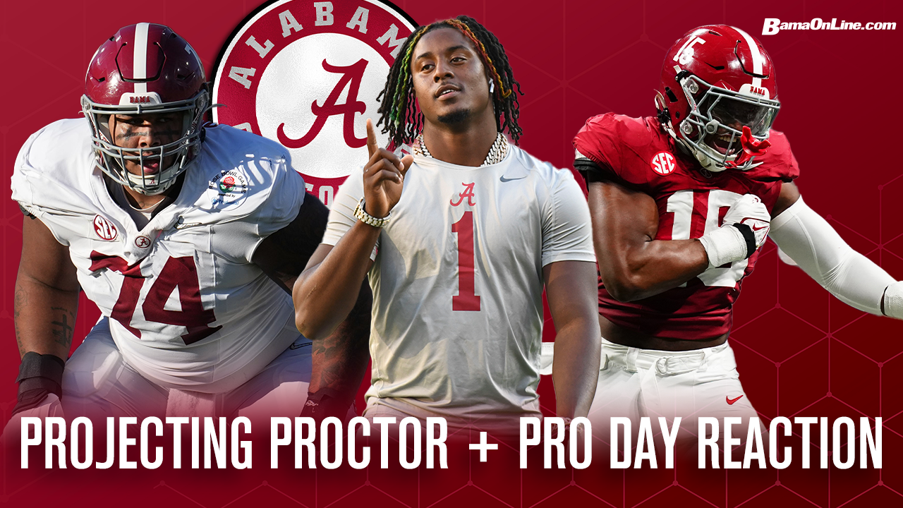 WATCH: Projecting Proctor's return | Alabama Pro Day reaction