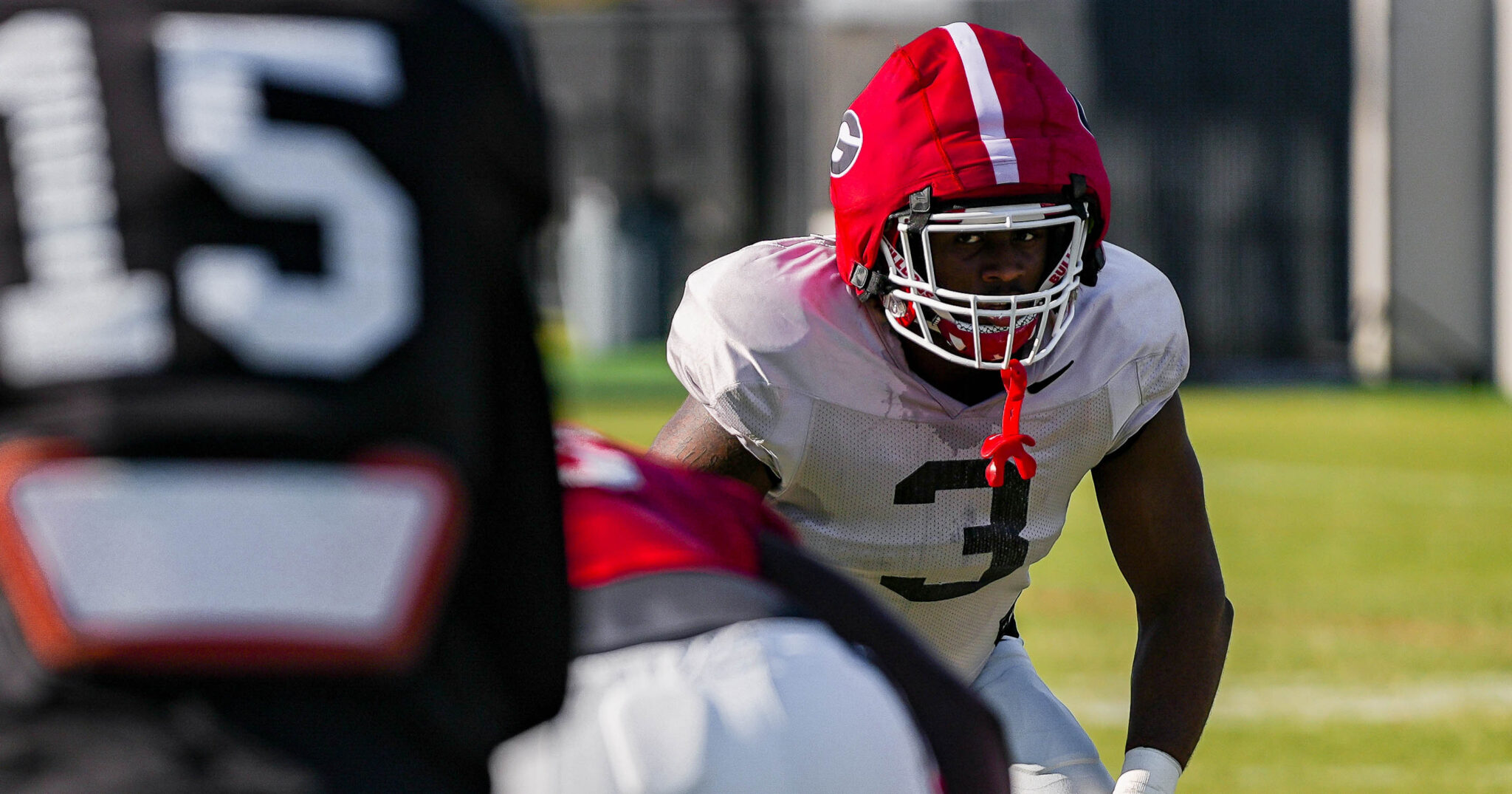 PHOTOS: Georgia back in action as Bulldogs suit up in full pads